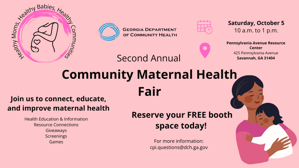 Second Annual Community Maternal Health Fair | Georgia Department of ...